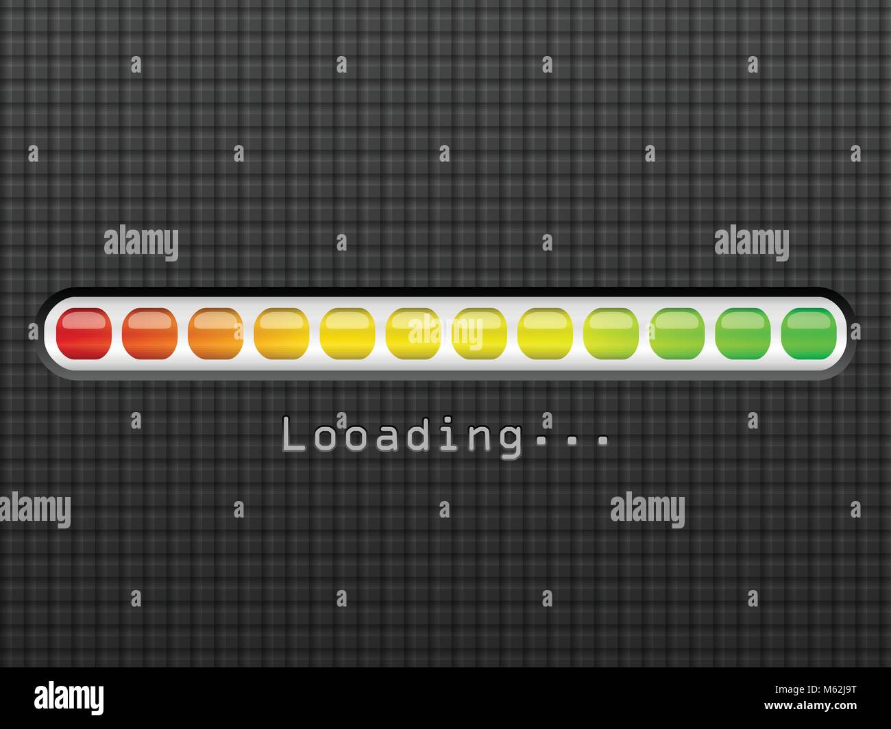 Loading bar on a black background Stock Vector Image & Art - Alamy