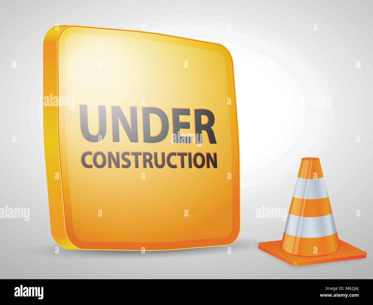 Under construction icon on a white background Stock Vector Image & Art ...
