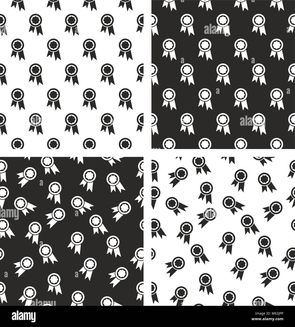 Prize or Award Seamless Pattern Set Stock Vector Image & Art - Alamy