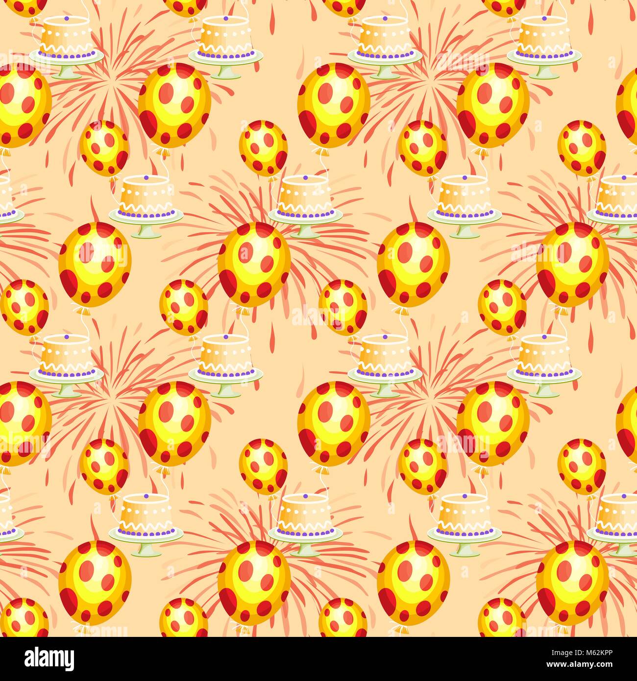 Birthday cake firework Stock Vector Images - Alamy