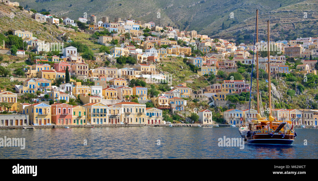 Symi greek island hi-res stock photography and images - Alamy