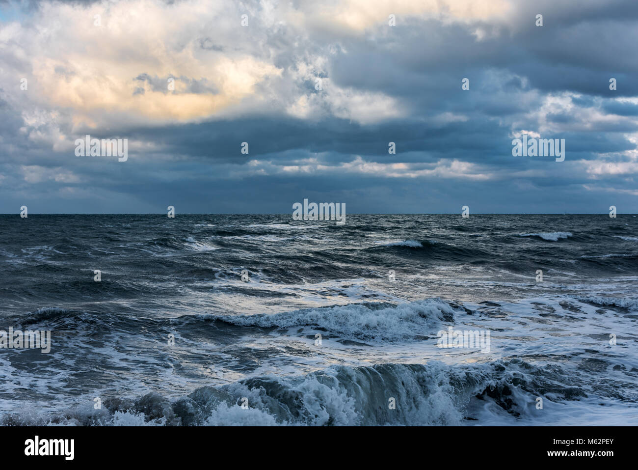 Storm at sea Stock Photo - Alamy
