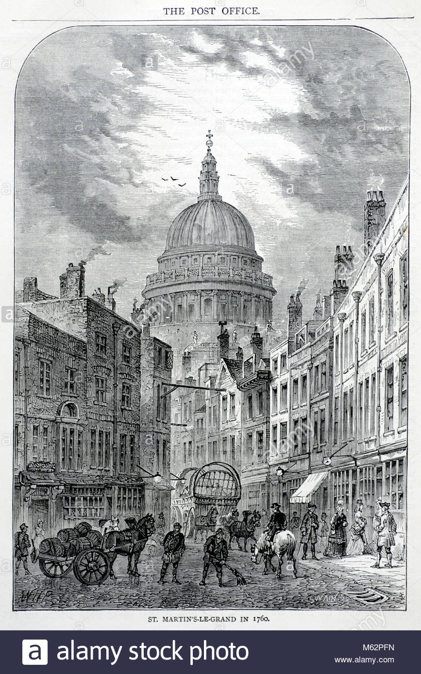 1800s london skyline hi-res stock photography and images - Alamy