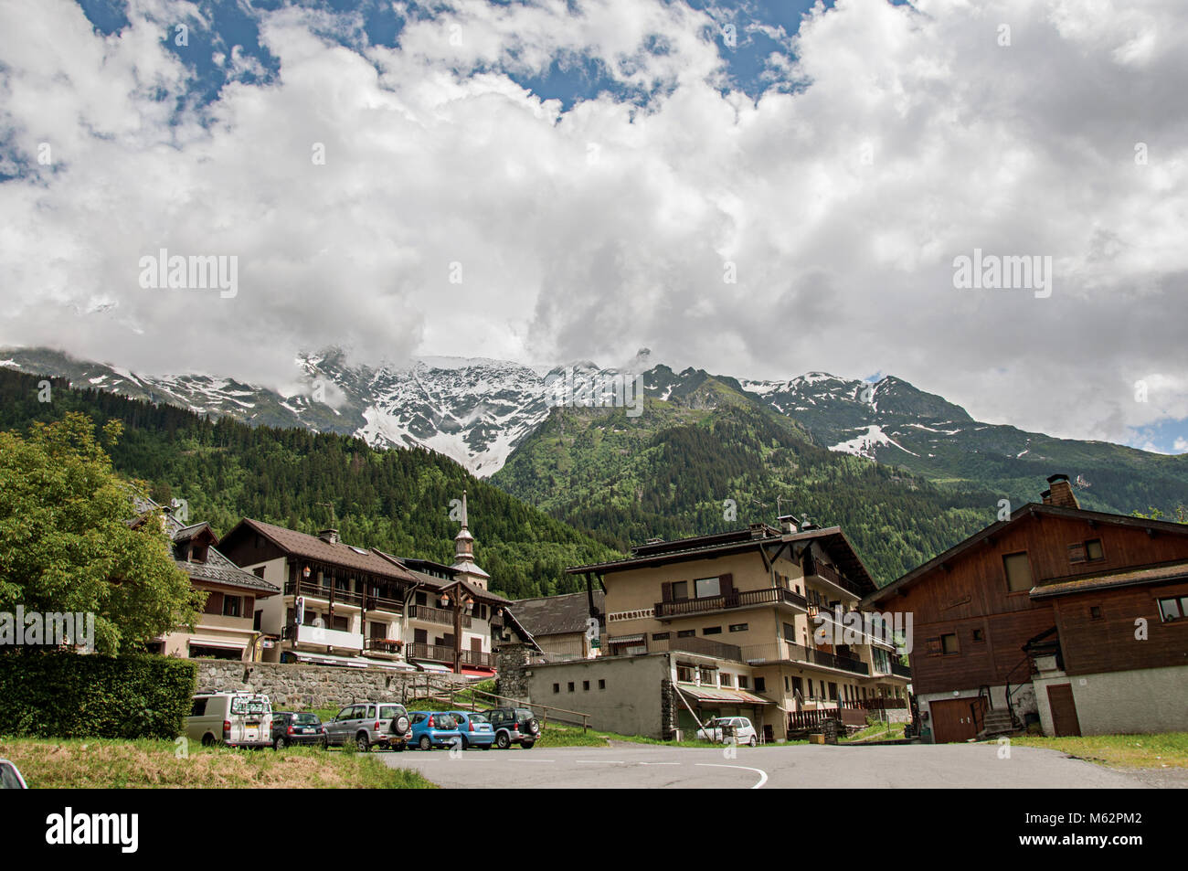 Les contamines, france village High Resolution Stock Photography and ...