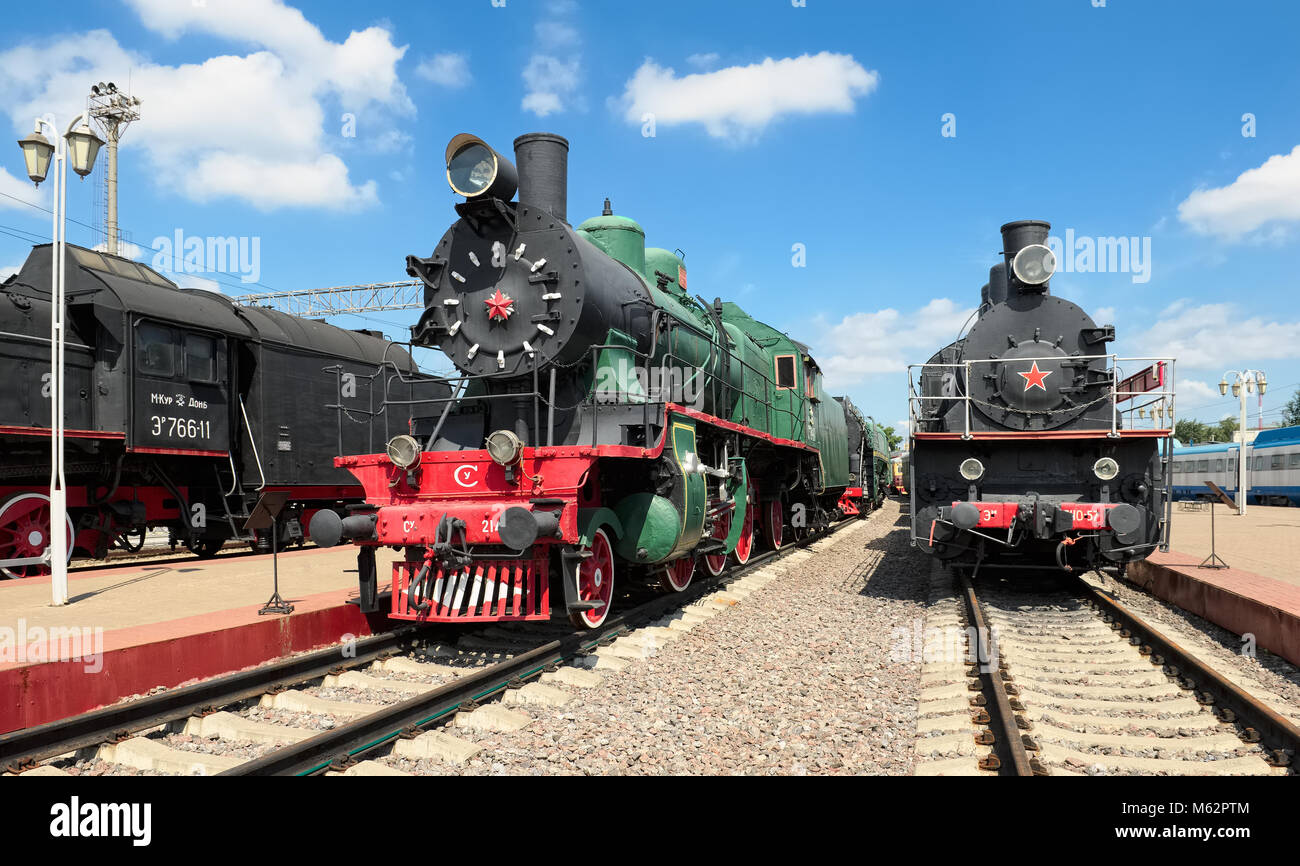 Museum of Railway Transport of the Moscow railway, Soviet locomotive ...