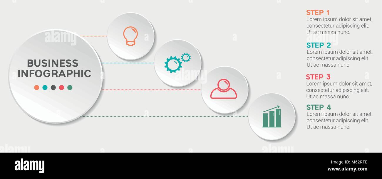 5 part circle infographic hi-res stock photography and images - Alamy
