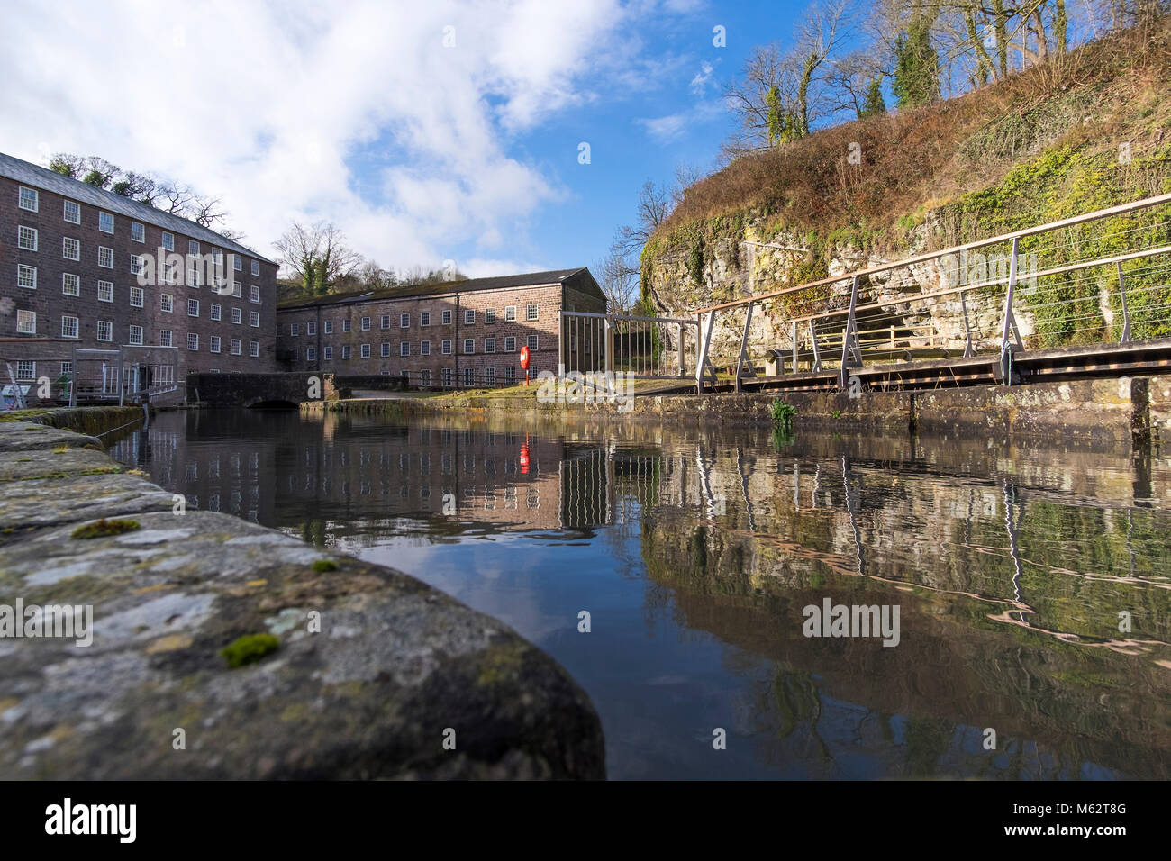Cromford Mills in the Derbyshire Peak District Stock Photo - Alamy