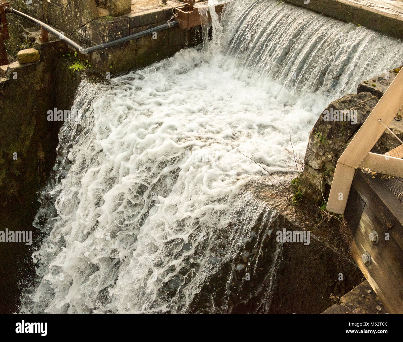 A water mill at Cromford Mills, Cromford, Derbyshire Stock Photo - Alamy