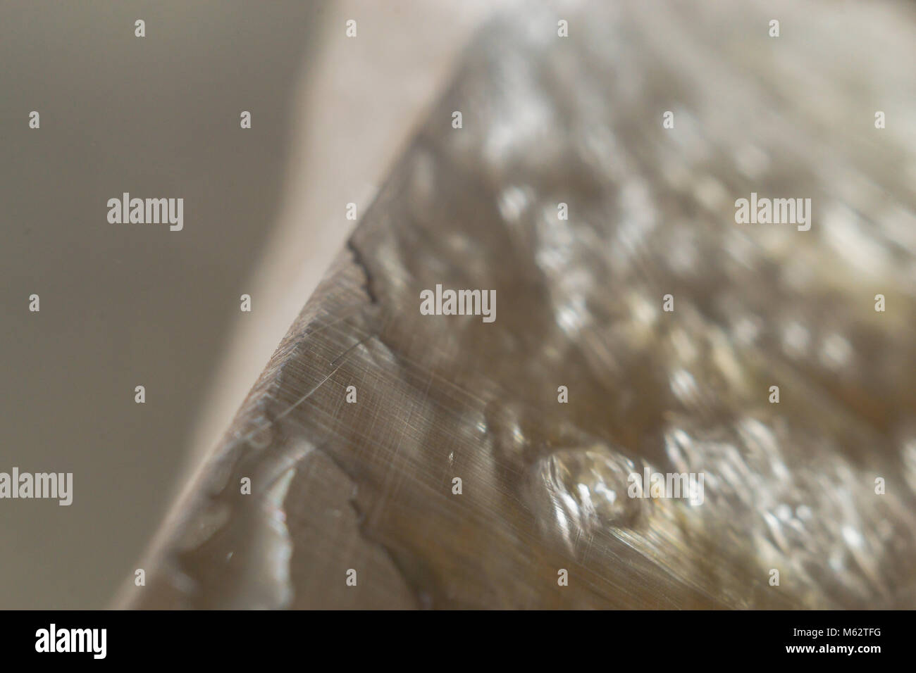 the knife blade close-up photo close-up carving knife Stock Photo - Alamy
