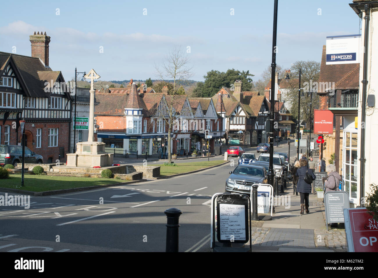 The High Street in Haslemere town centre, Surrey, UK Stock Photo - Alamy