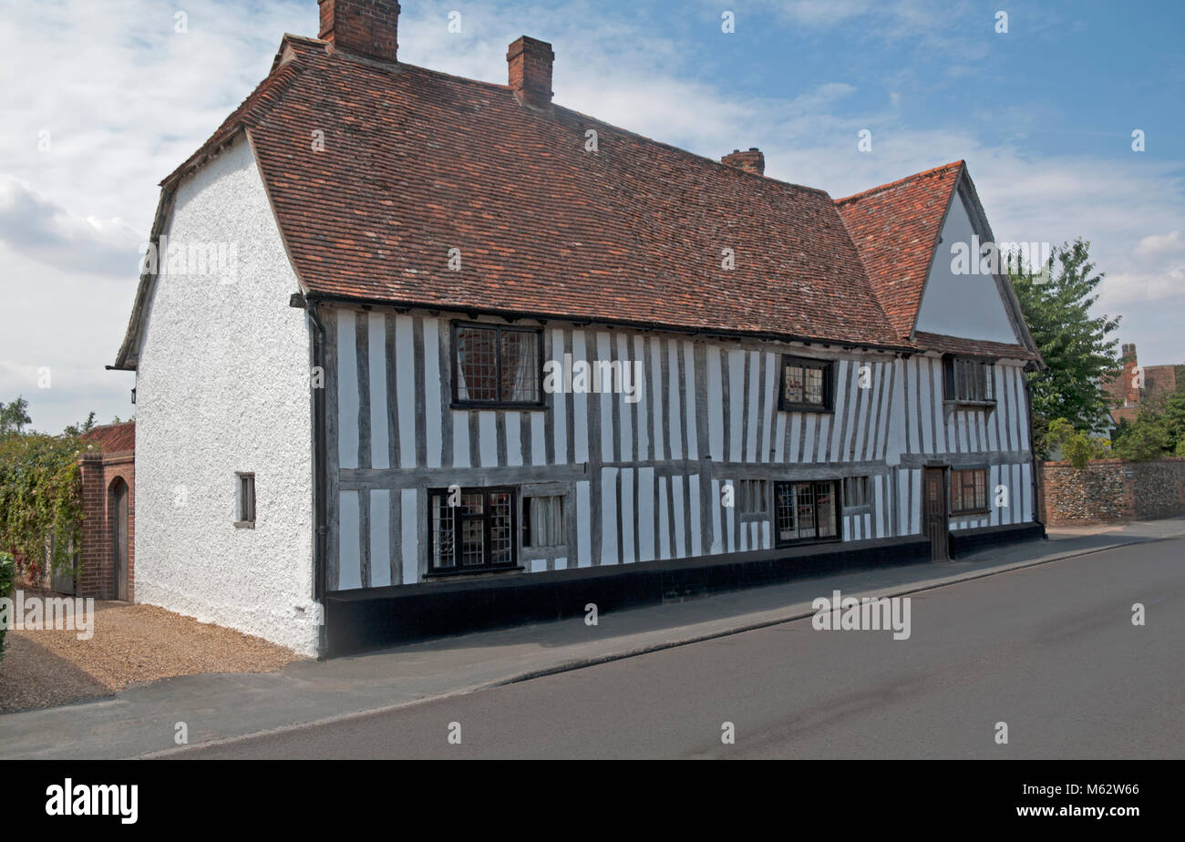 Ickleton, Timber Framed House, Cambridgeshire, England Stock Photo - Alamy