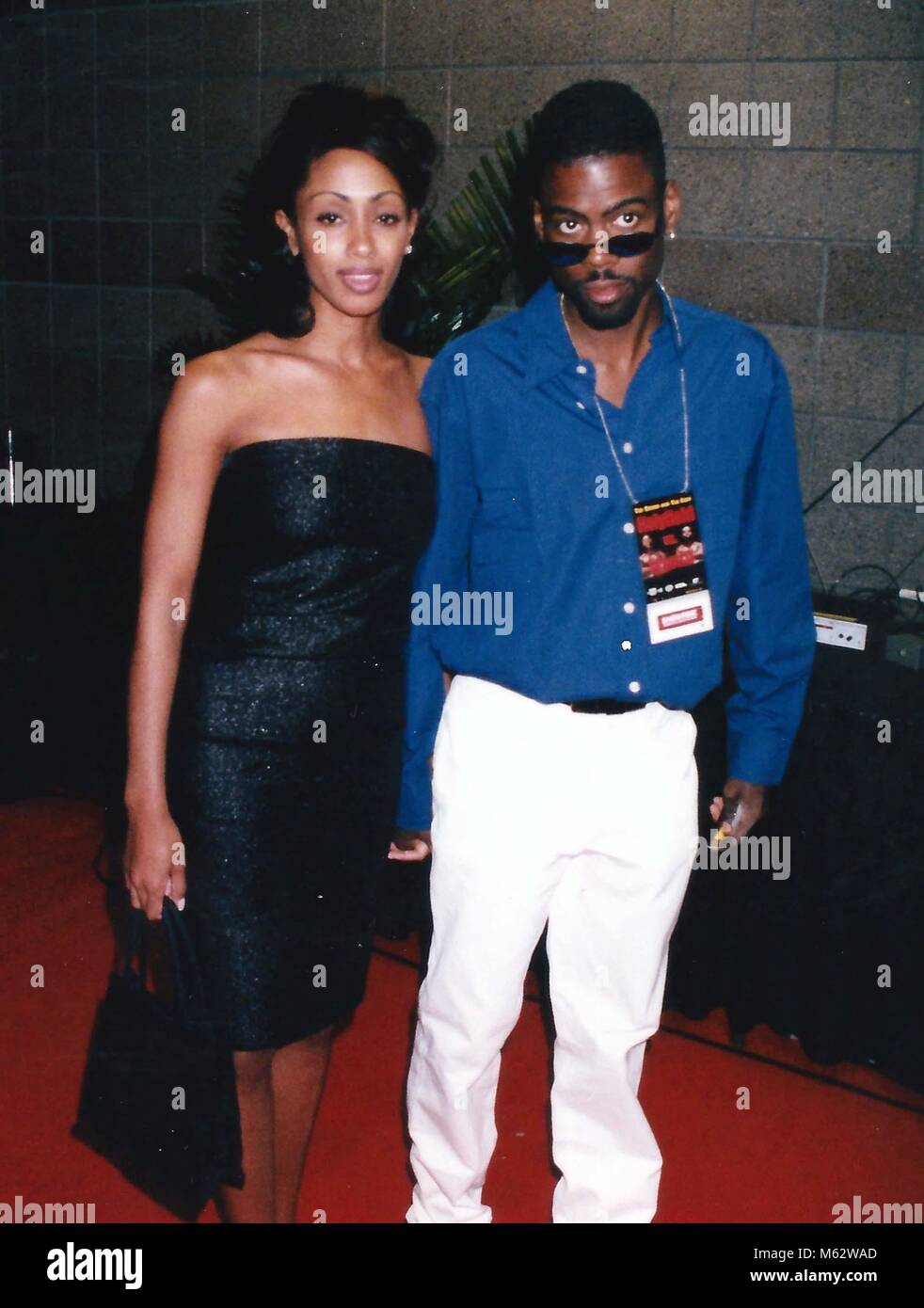 1997 FILE PHOTO Chris Rock with ex-wife Malaak Compton Rock 1997 Photo ...
