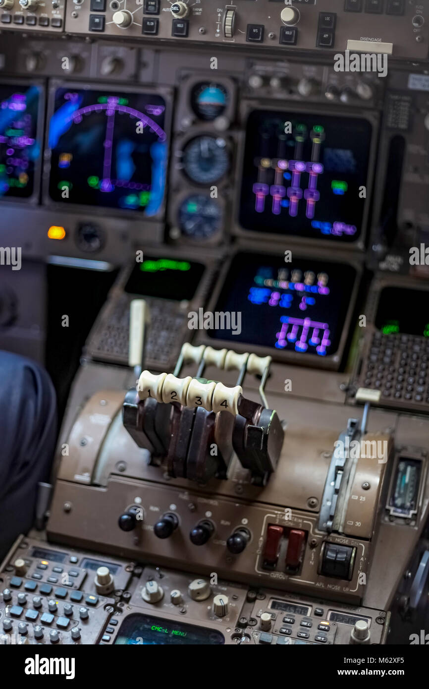 Airplane Cockpit Controls Classic biplane with glass cockpit - pekedab