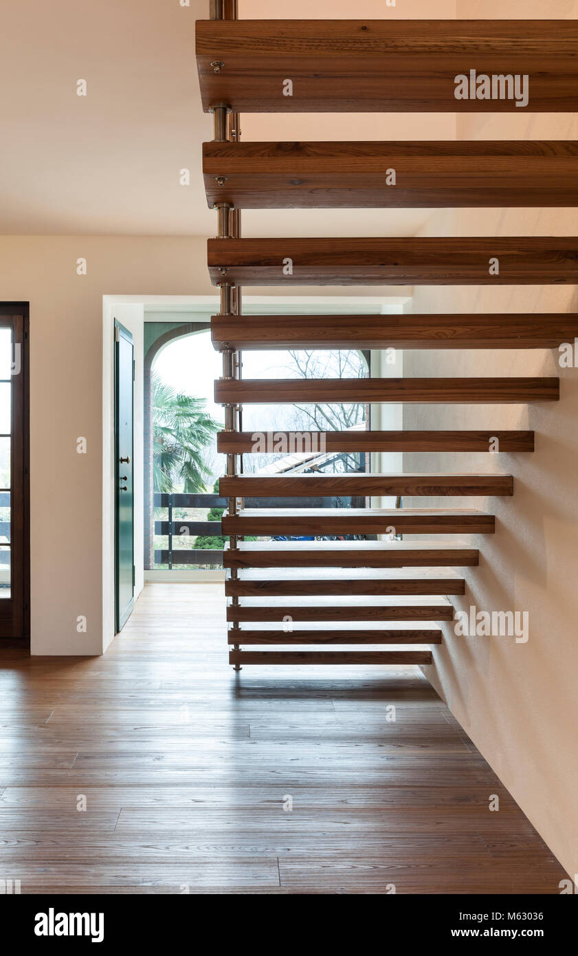 Interior; modern loft; staircase Stock Photo - Alamy