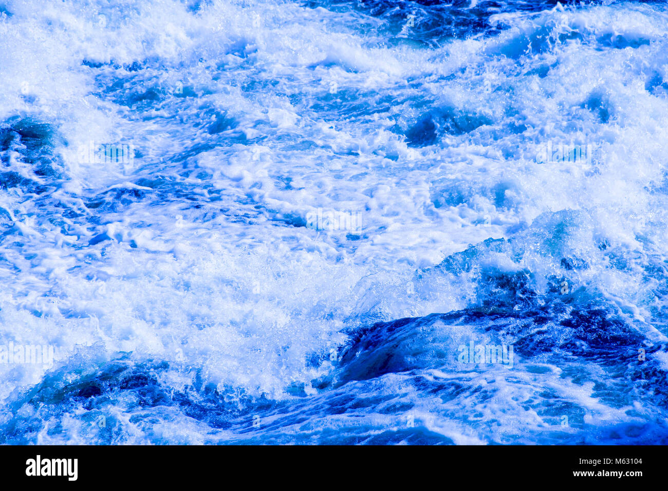 Splashing water in rapid river Stock Photo - Alamy