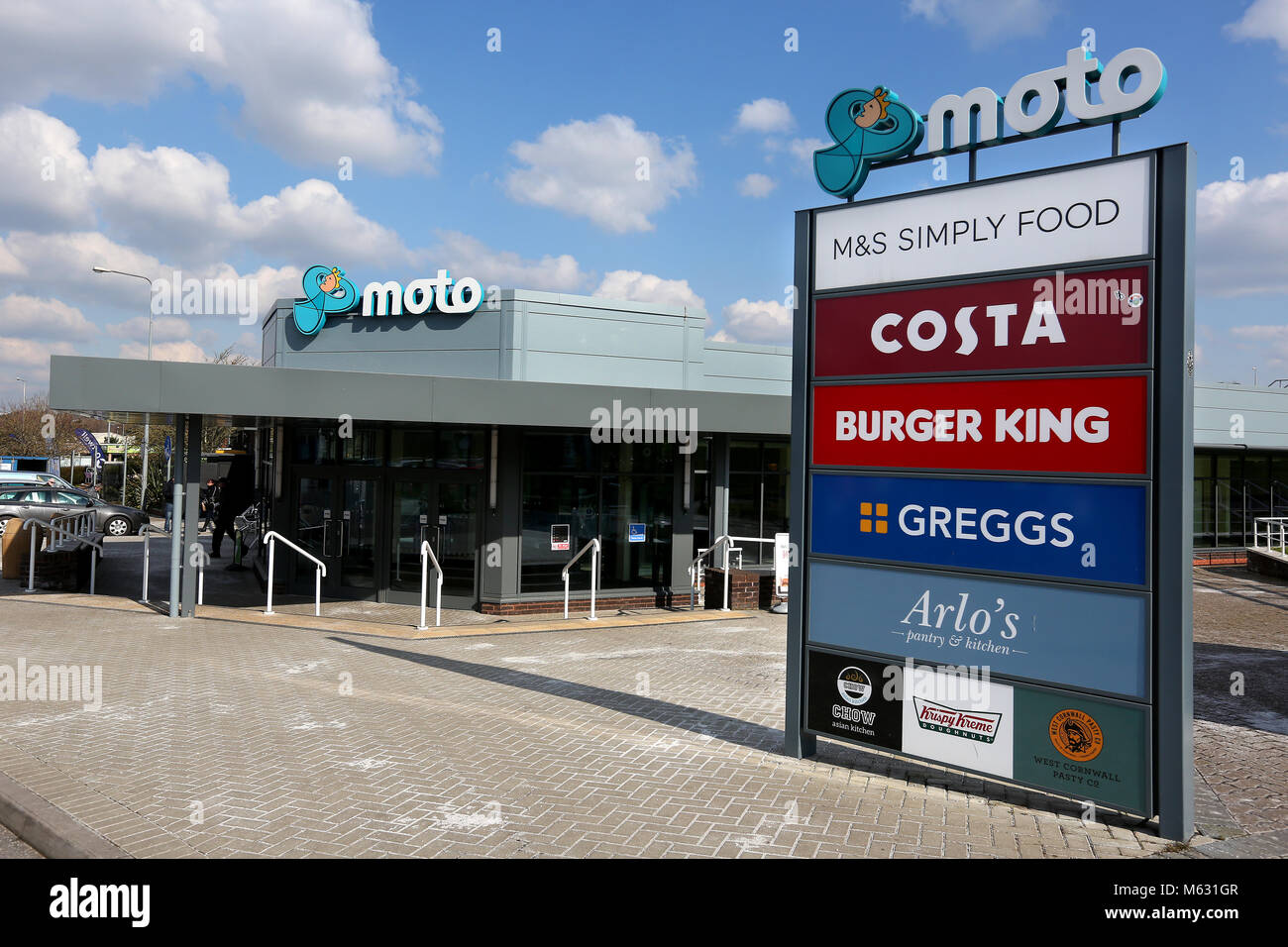 Moto service station hi-res stock photography and images - Alamy