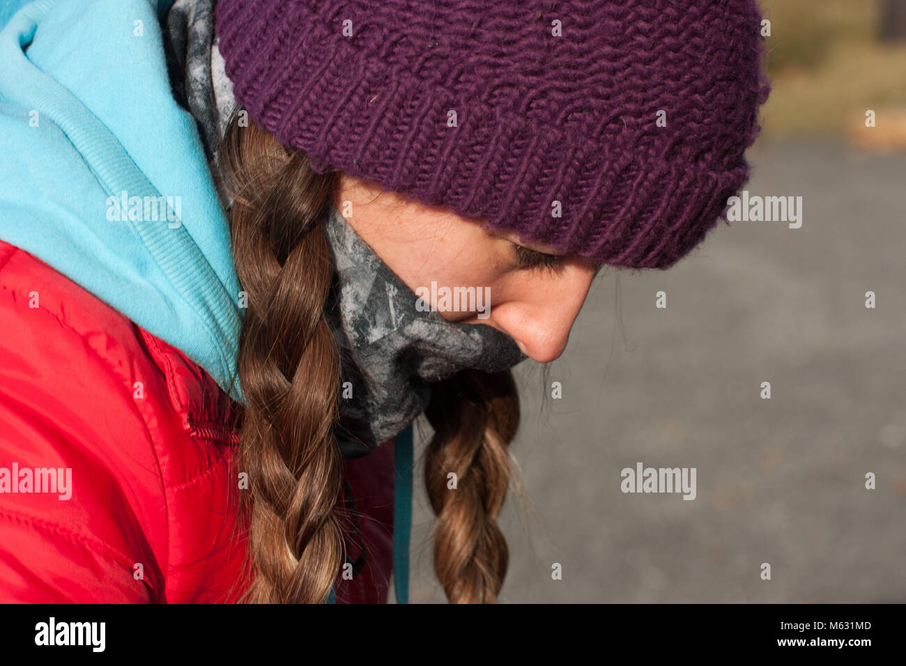 female hill walker close up Stock Photo - Alamy