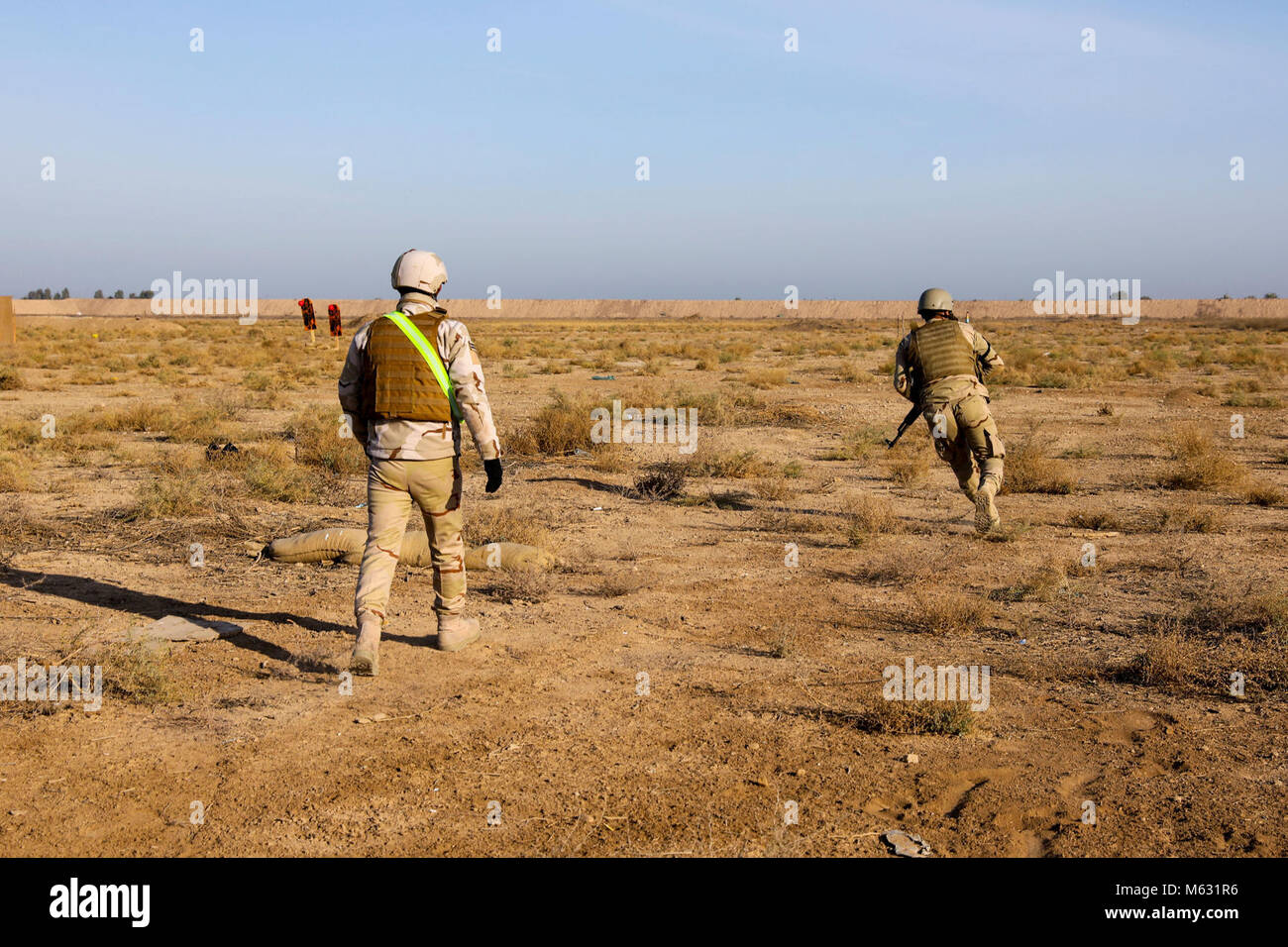 An Iraqi army range safety for the Officer and Junior Leaders Course ...
