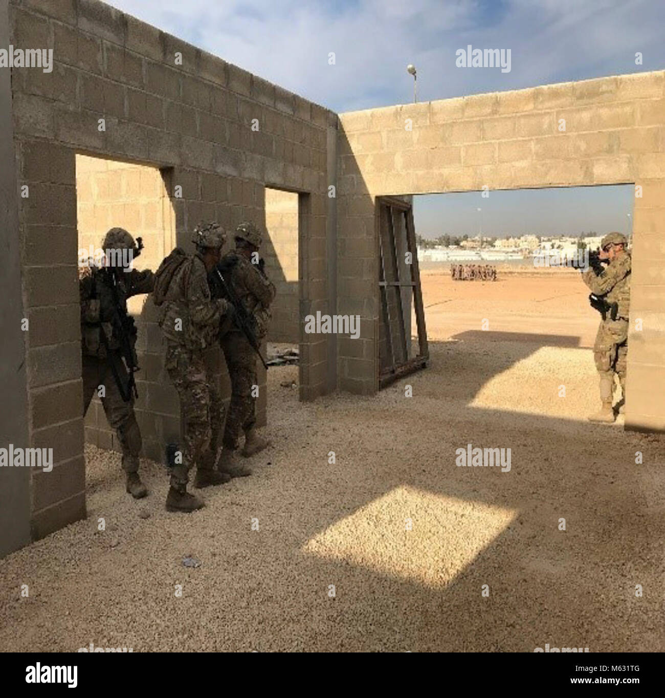 Soldiers from Bravo Company “Bushmasters,” 1st Battalion, 184th ...