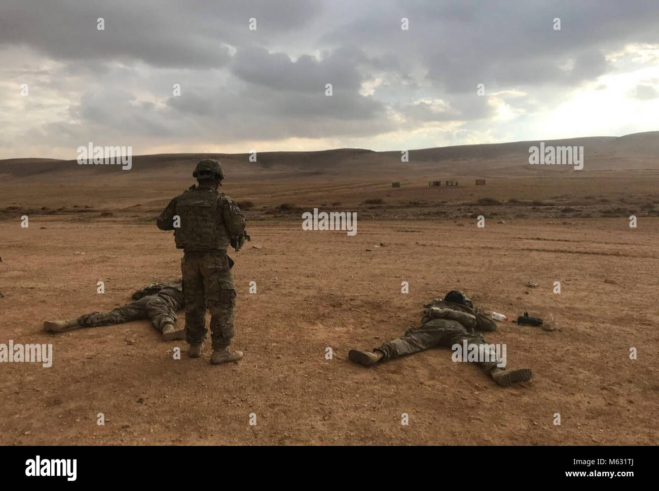 Soldiers from Bravo Company “Bushmasters,” 1st Battalion, 184th ...