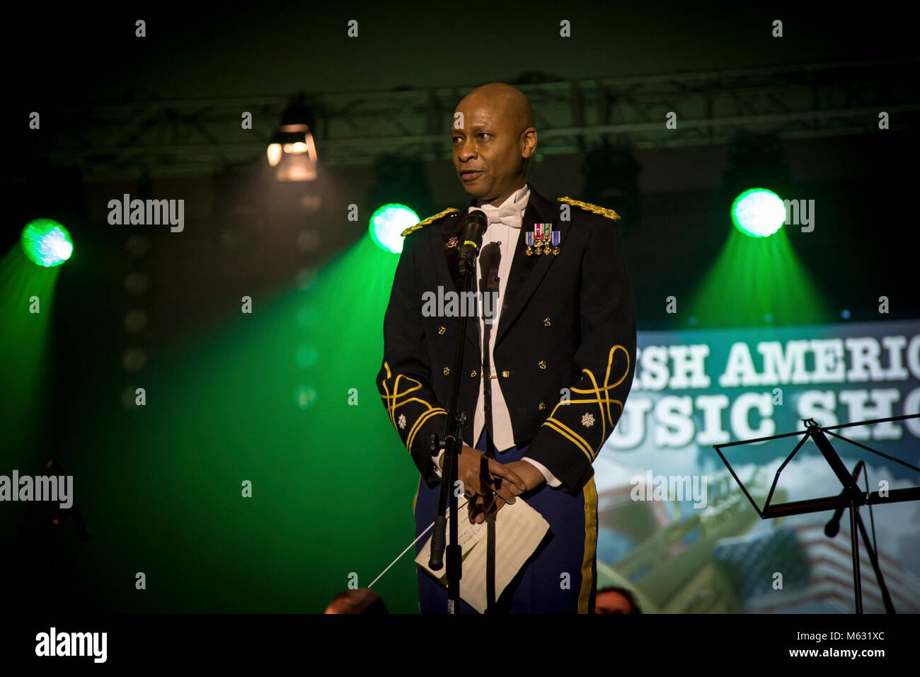 U.S. Army Lt. Col. Dwayne S. Milburn, conductor and commander of the ...