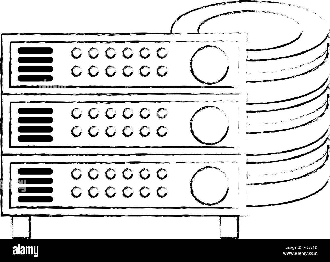 Hard disk diagram Stock Vector Images - Alamy