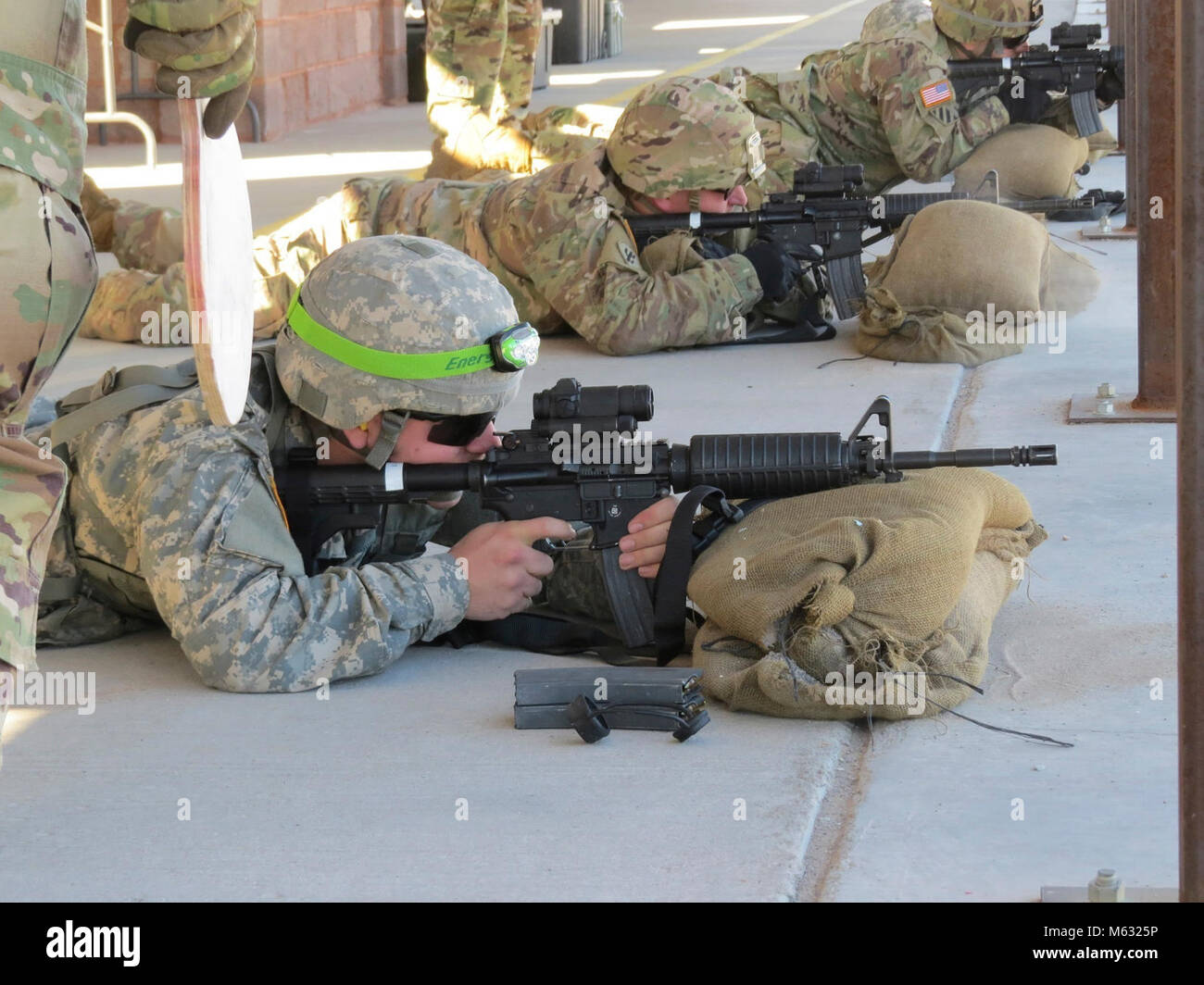 U.S. Army Reserve Soldier, Spc. Joshua M. Rafike (left), cargo ...