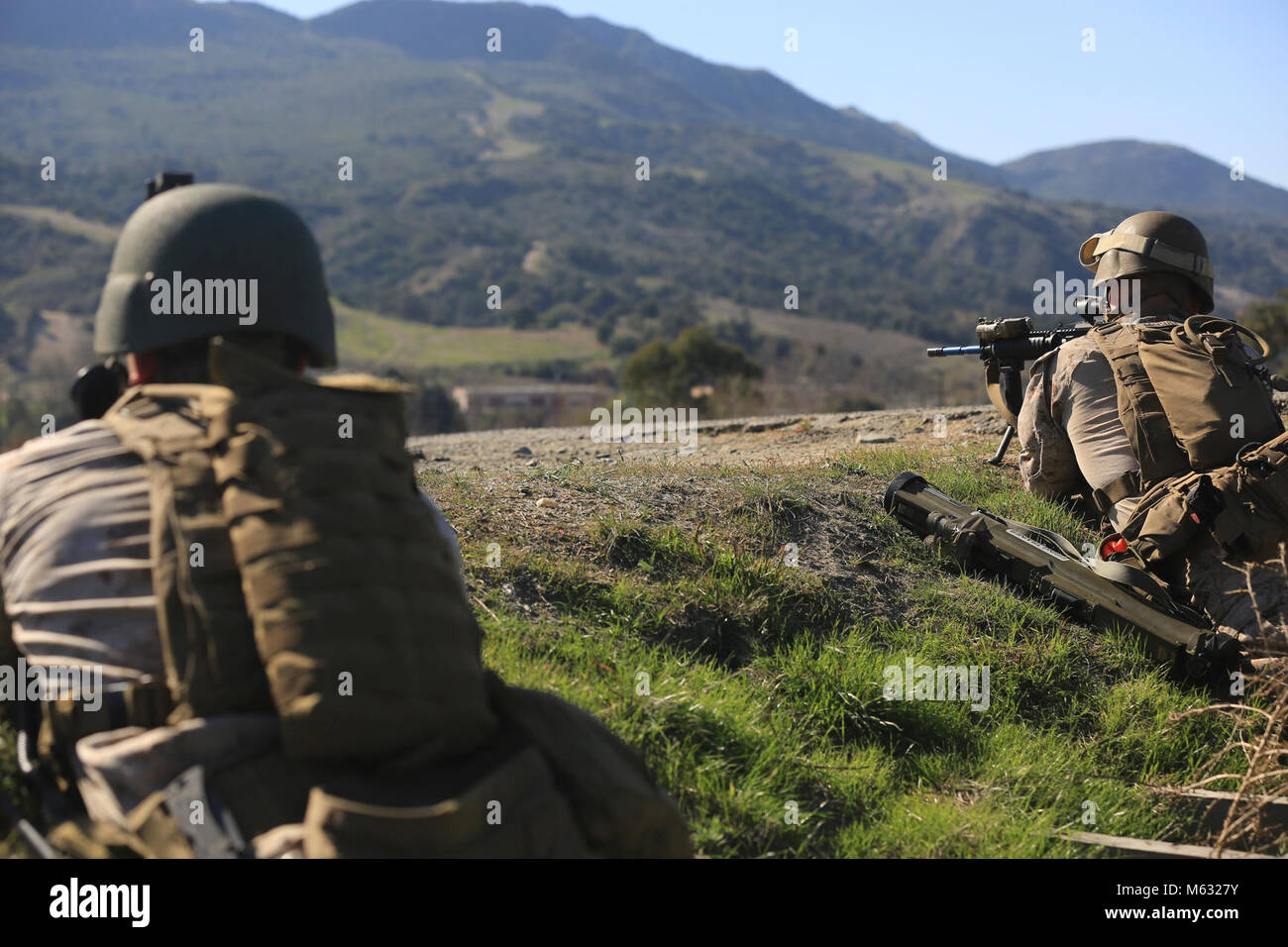 U.S. Marines with the security platoon for the Maritime Raid Force ...