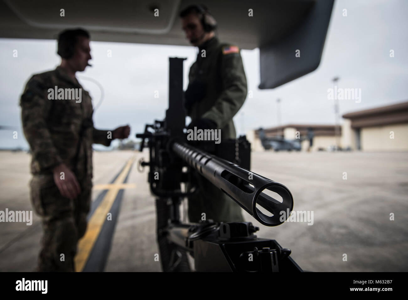 Aircrew members with the 8th Special Operations Squadron conduct pre ...