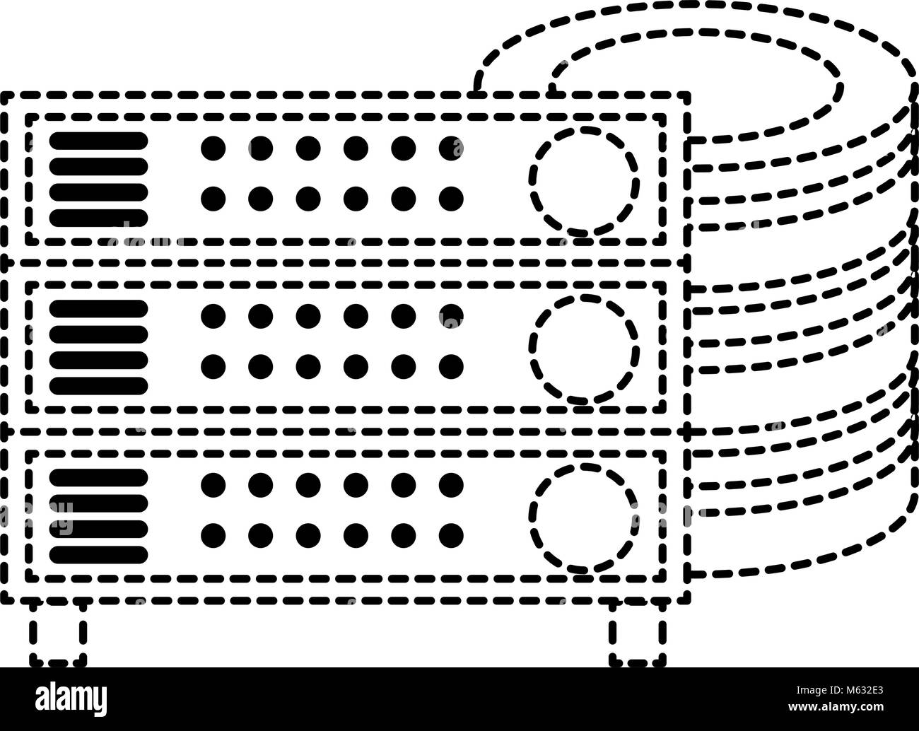 data center disk with server vector illustration design Stock Vector Image & Art - Alamy