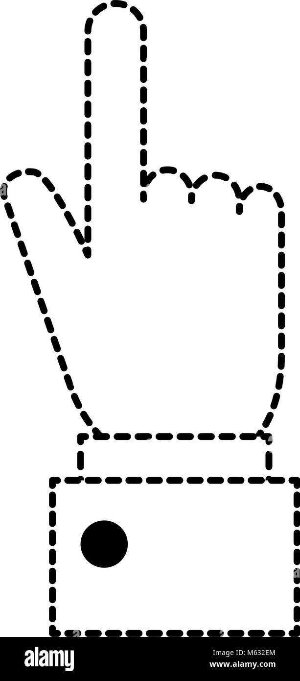 hand human touching icon vector illustration design Stock Vector Image ...