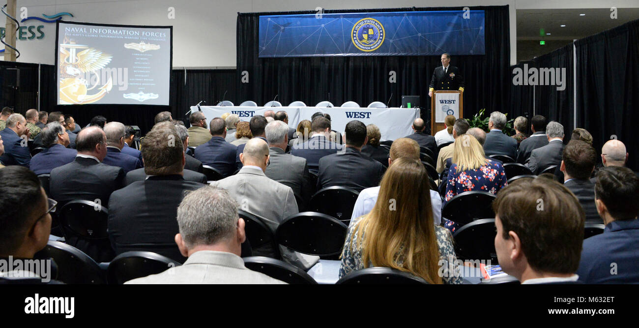 SAN DIEGO (Feb. 6, 2018) U.S. Navy Vice Adm. Matthew Kohler, commander ...