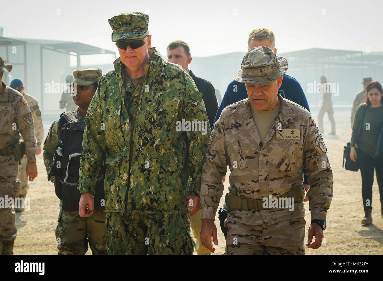 U.S Navy Admiral James G. Foggo, Commander of the U.S Naval Forces ...