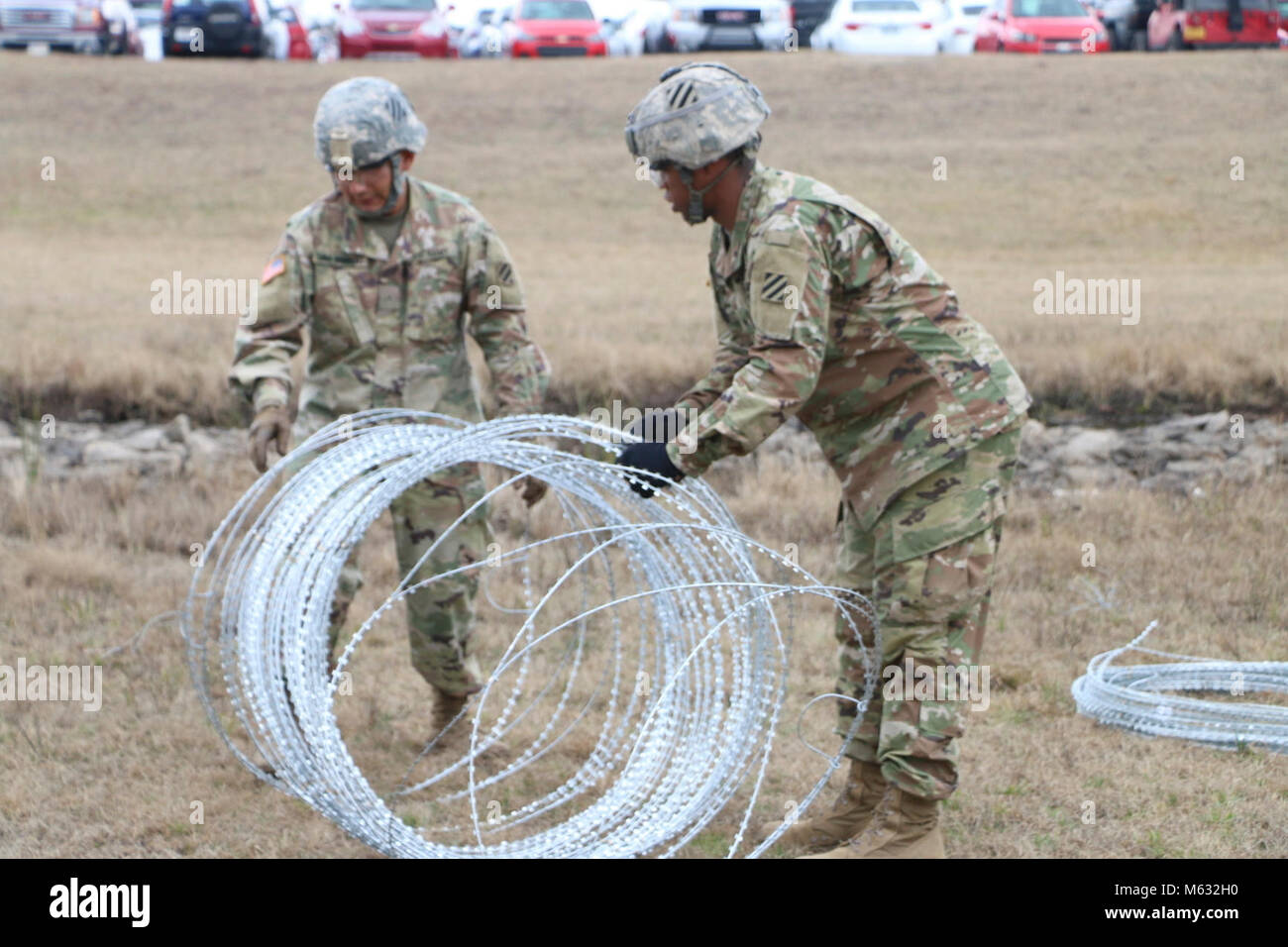 (Left to Right) Pvt. Edgar Luna-Rodriguez and Sgt. Tyler Warren, combat ...