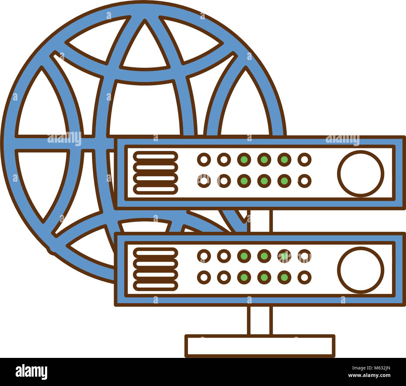 Global sphere data center hi-res stock photography and images - Alamy