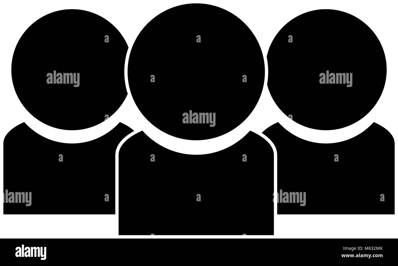 Stylized silhouette person profile hi-res stock photography and images ...