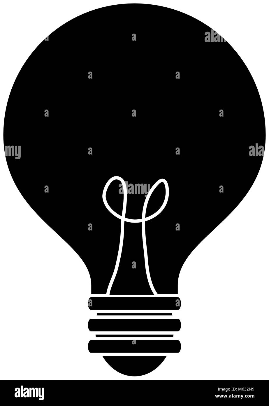 bulb light idea icon Stock Vector Image & Art - Alamy