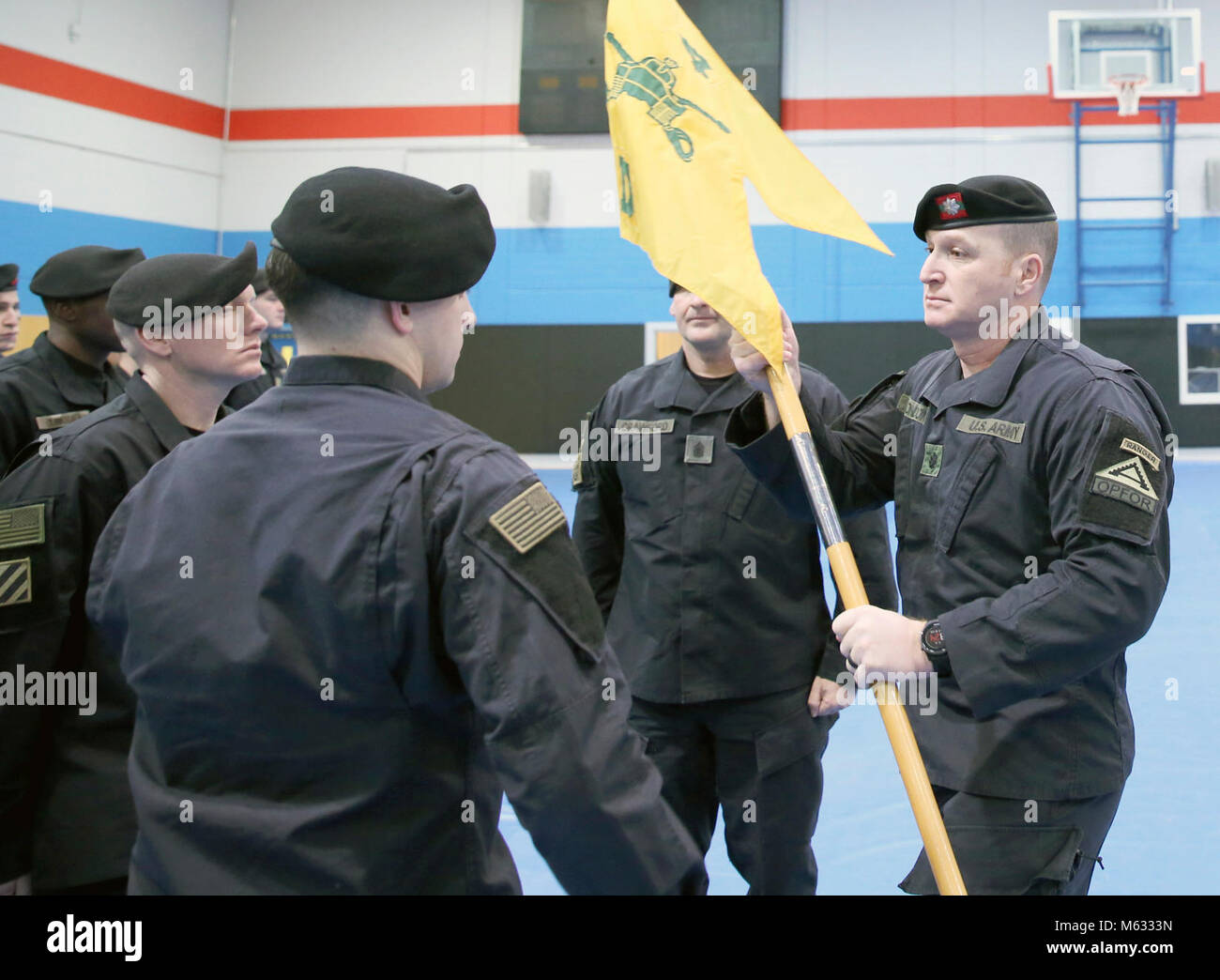 Lt. Col. Michael Condon (right), battalion commander, 1st Battalion ...