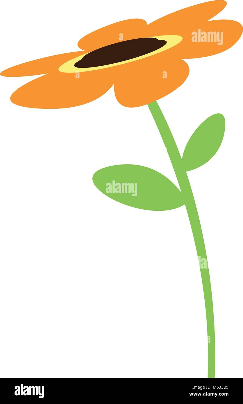 Cute sunflower icon Stock Vector Image & Art - Alamy