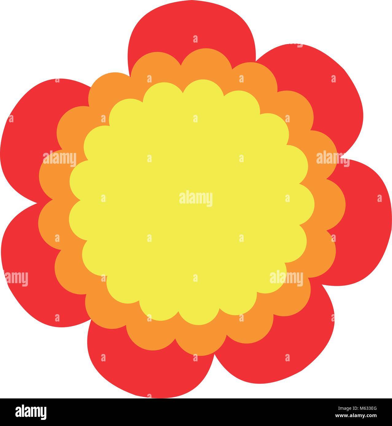Cute sunflower icon Stock Vector Image & Art - Alamy