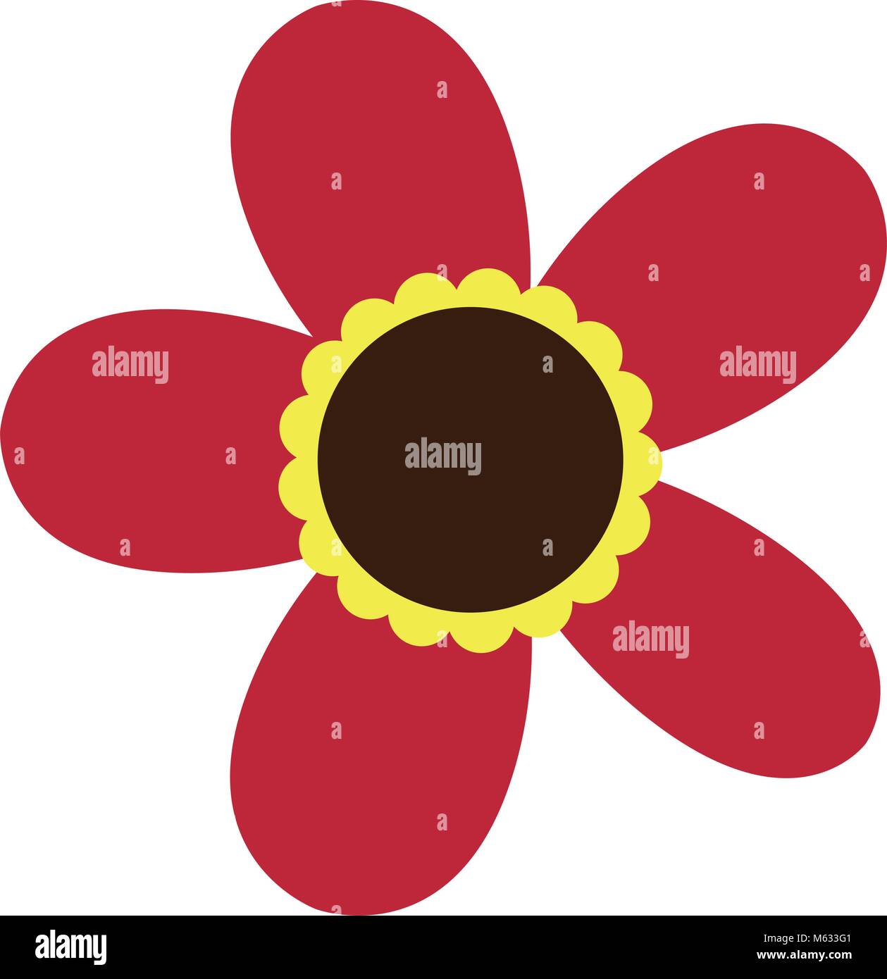 Cute flower icon Stock Vector Image & Art - Alamy