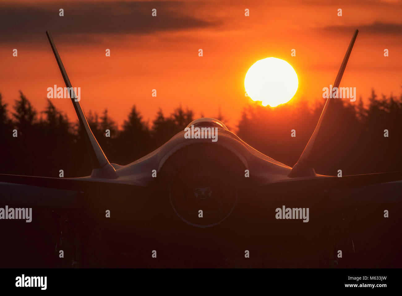 A U.S. Air Force F-35A Lightning II assigned to the 34th Fighter ...