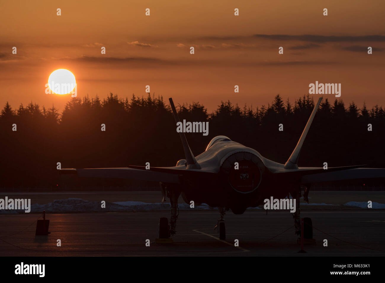 A U.S. Air Force F-35A Lightning II assigned to the 34th Fighter ...