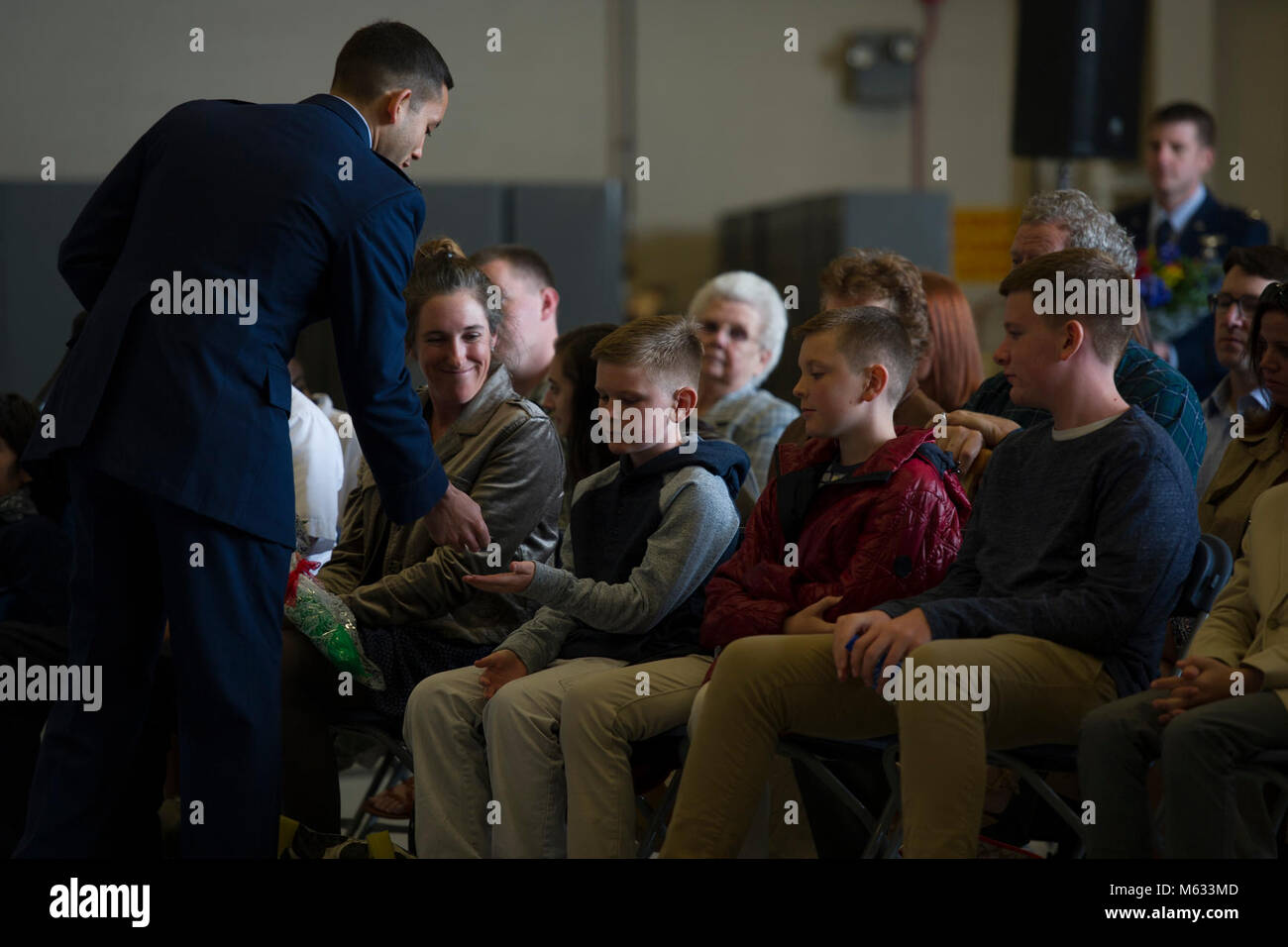 Air Commandos attend the 15th Special Operations Squadron change of ...