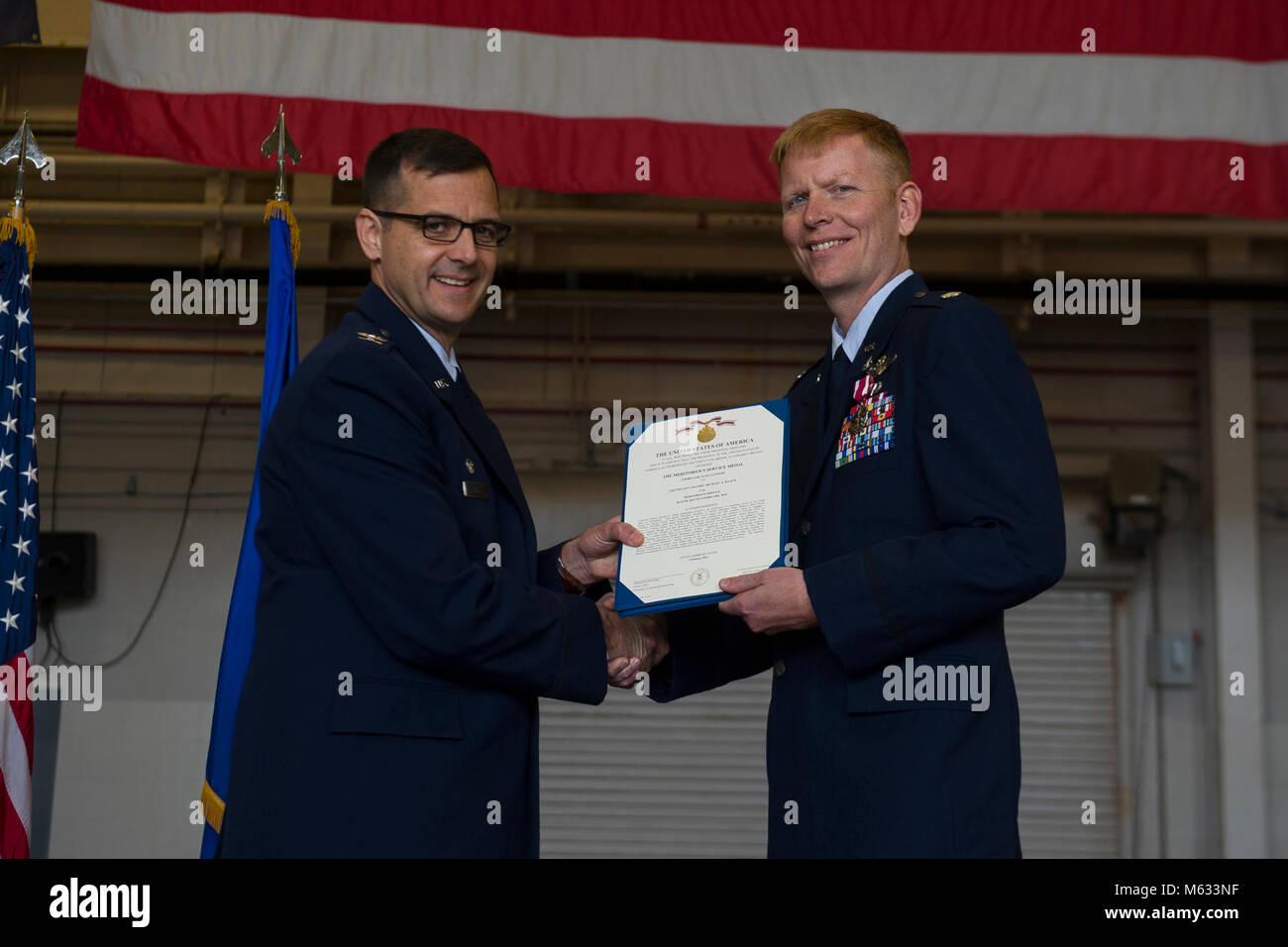 Air Commandos attend the 15th Special Operations Squadron change of ...