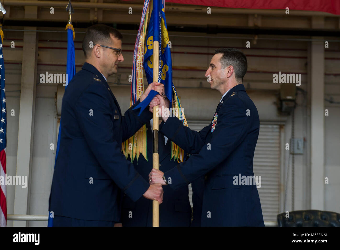 Air Commandos attend the 15th Special Operations Squadron change of ...