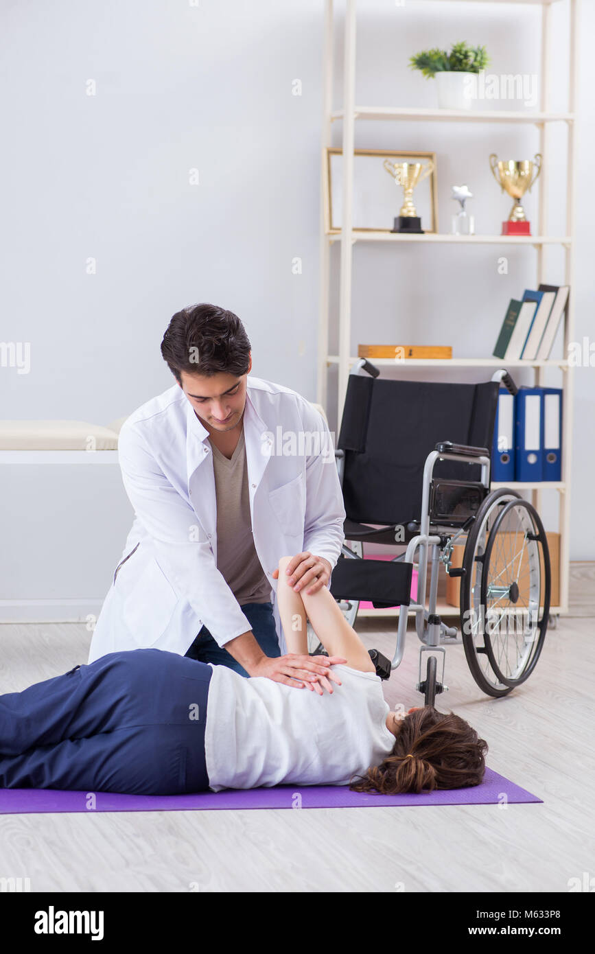 Patient recovering in hospital after injury trauma Stock Photo - Alamy