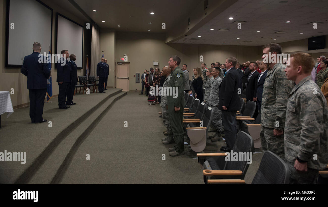 Airmen gather for the 505th Communications Squadron change of command ...