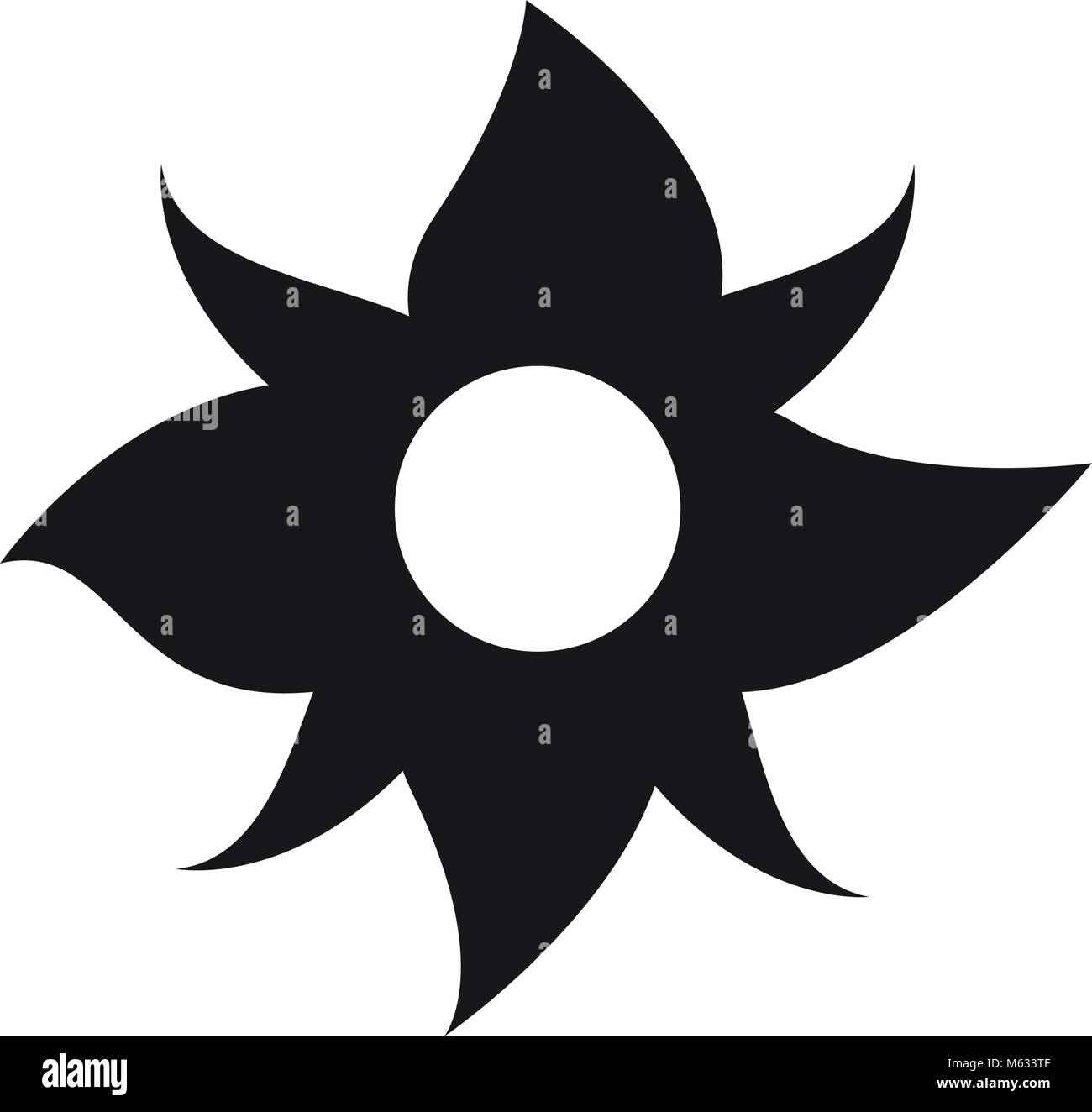 Cute flower icon Stock Vector Image & Art - Alamy