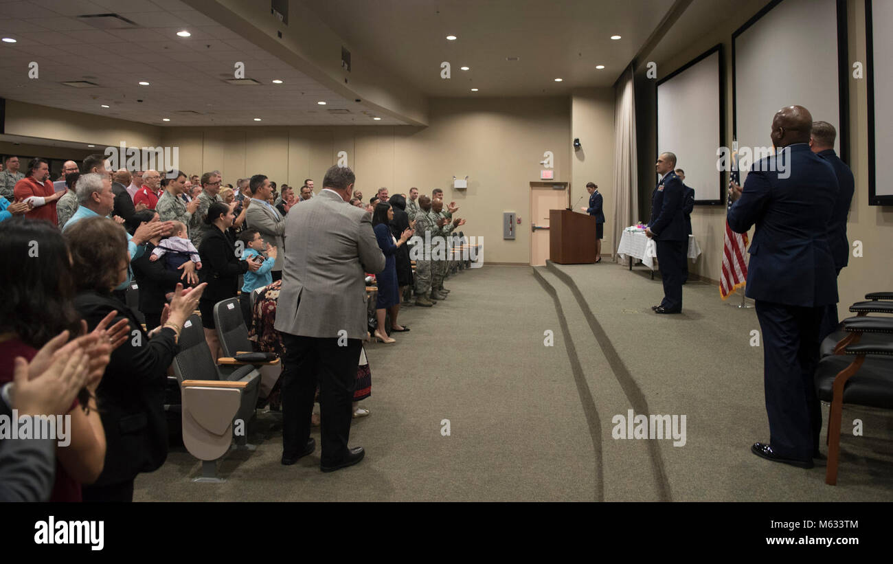 Airmen gather for the 505th Communications Squadron change of command ...